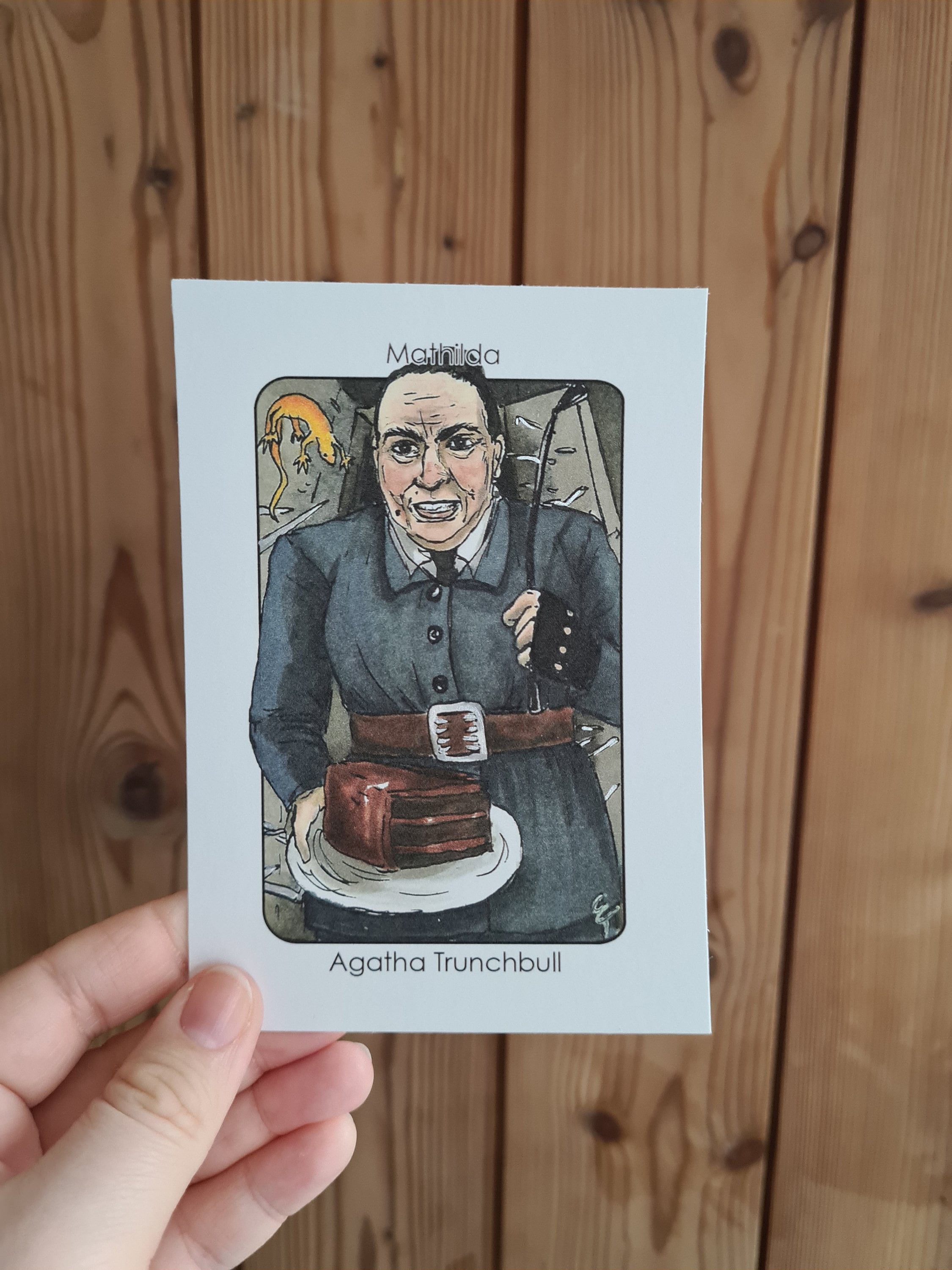 Villain Clans Agatha Trunchbull (matilda) - A6/A5/A4 Print on ...