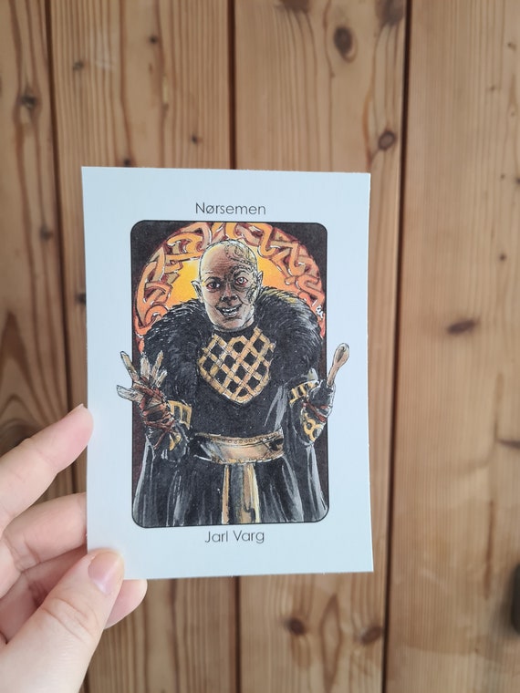 Villain Clans Jarl Varg norsemen A6/A5/A4 Print on | Etsy