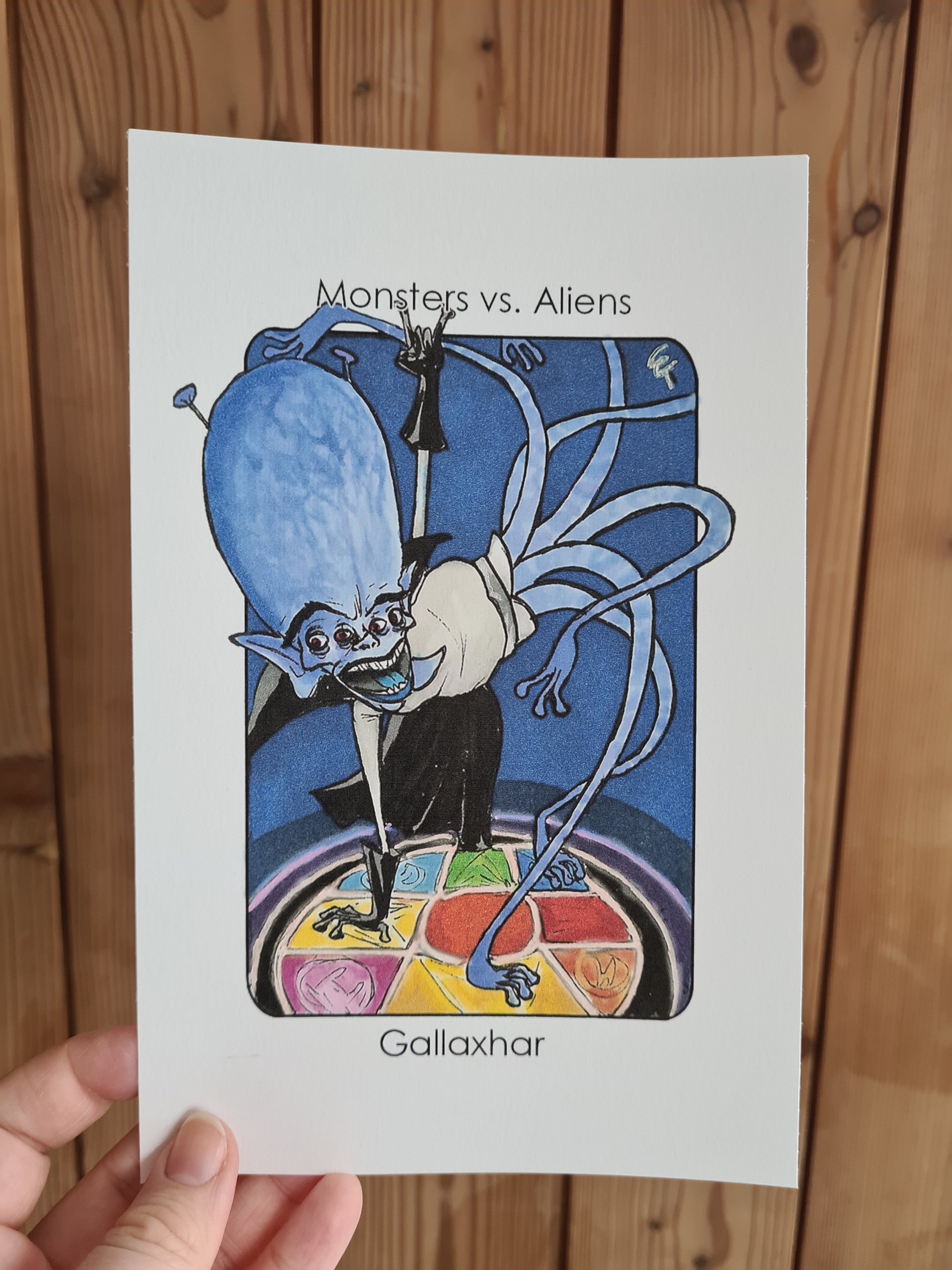 Villain Clans Gallaxhar (monsters Vs. Aliens) - A6/A5/A4 Print on ...