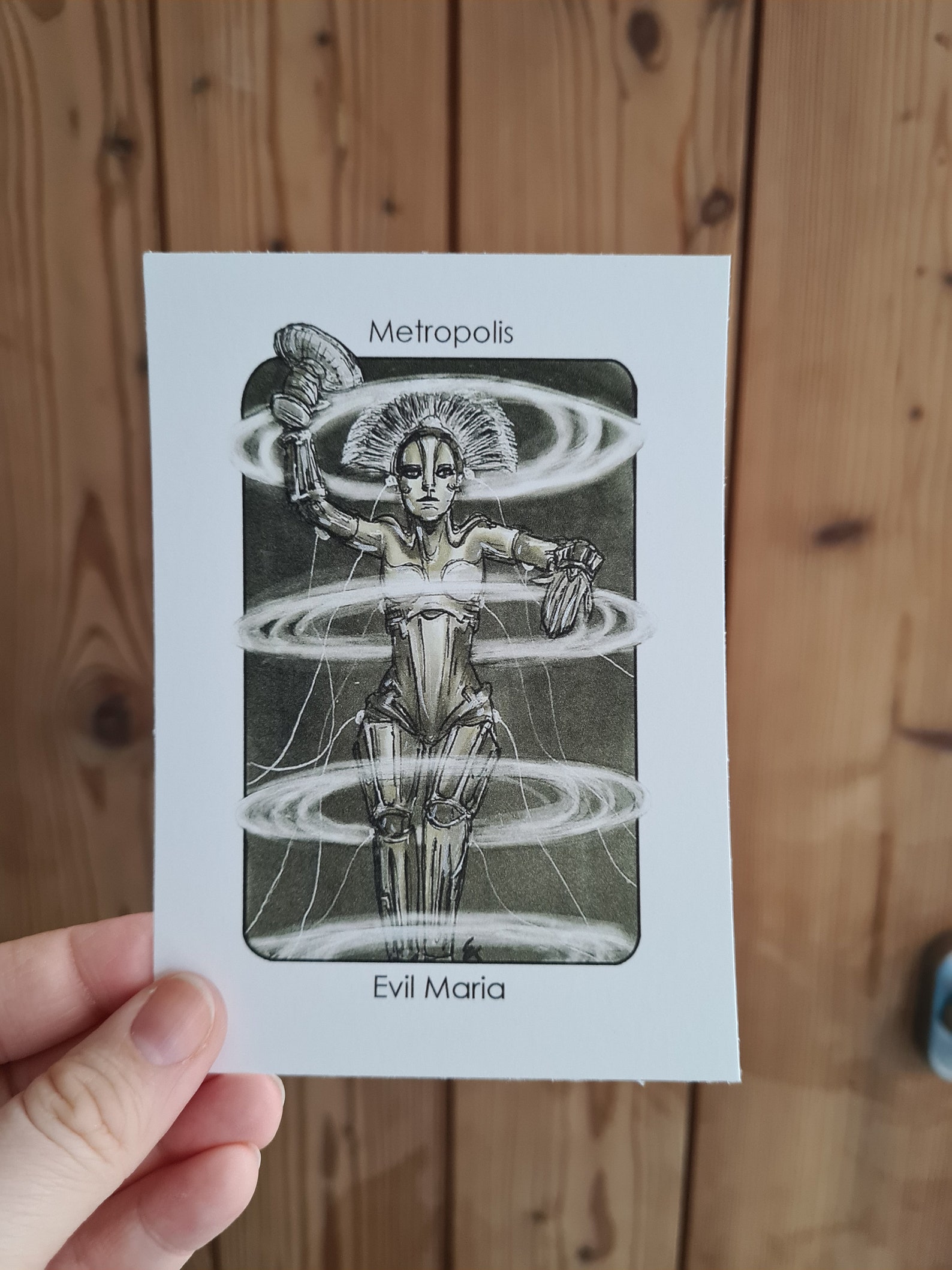 Villain Clans Evil Maria metropolis A6/A5/A4 Print on | Etsy