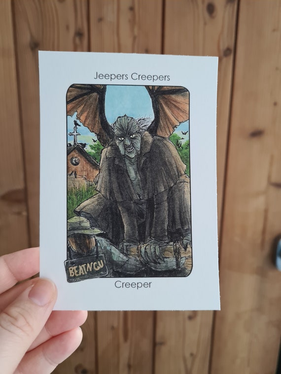 Villain Clans the Creeper jeepers Creepers A6/A5/A4 Print | Etsy