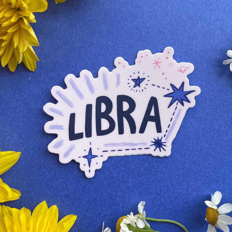Libra Sticker - Etsy