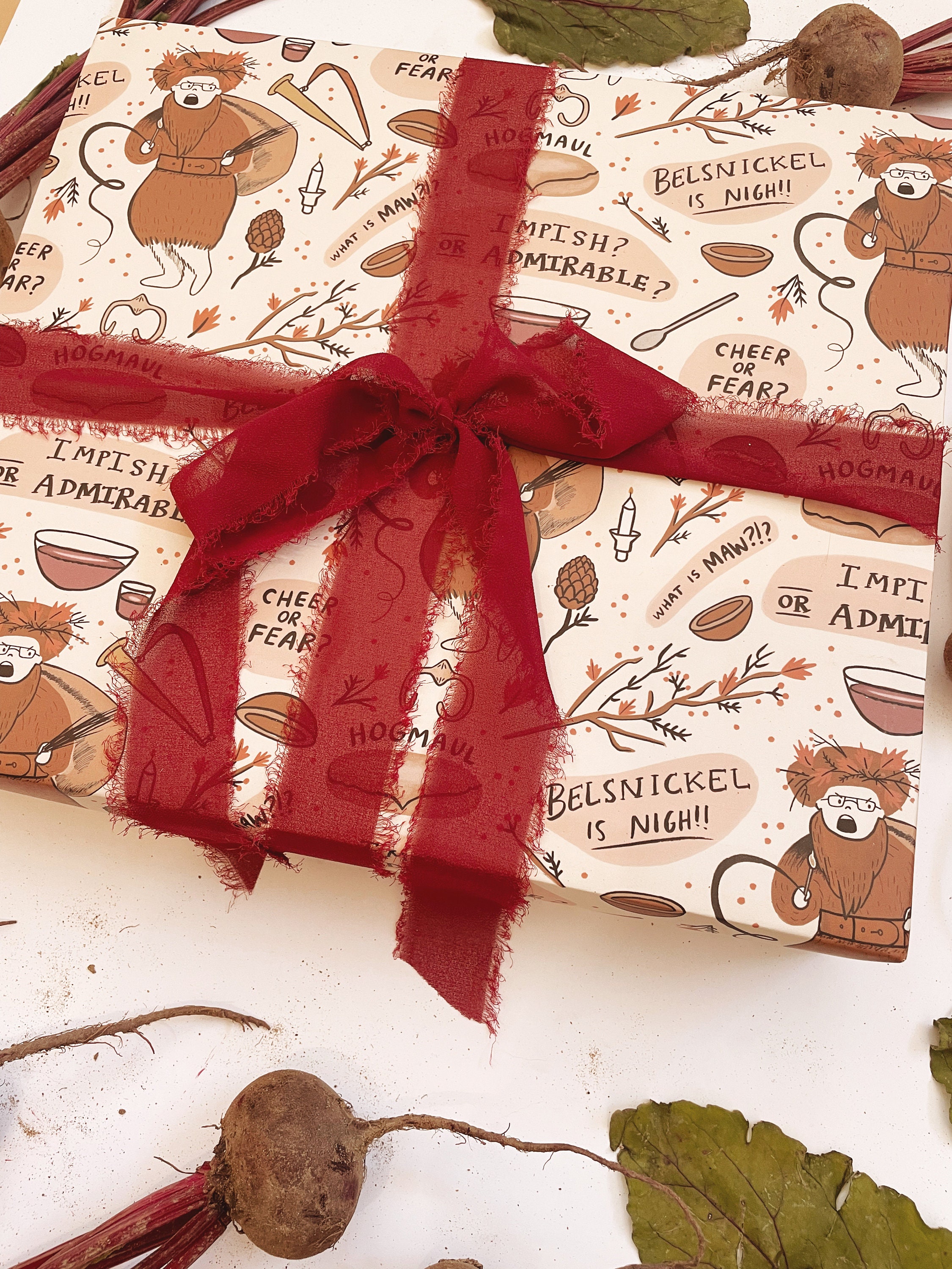 Belsnickel the Office Wrapping Paper Sheets Each Sheet - Etsy