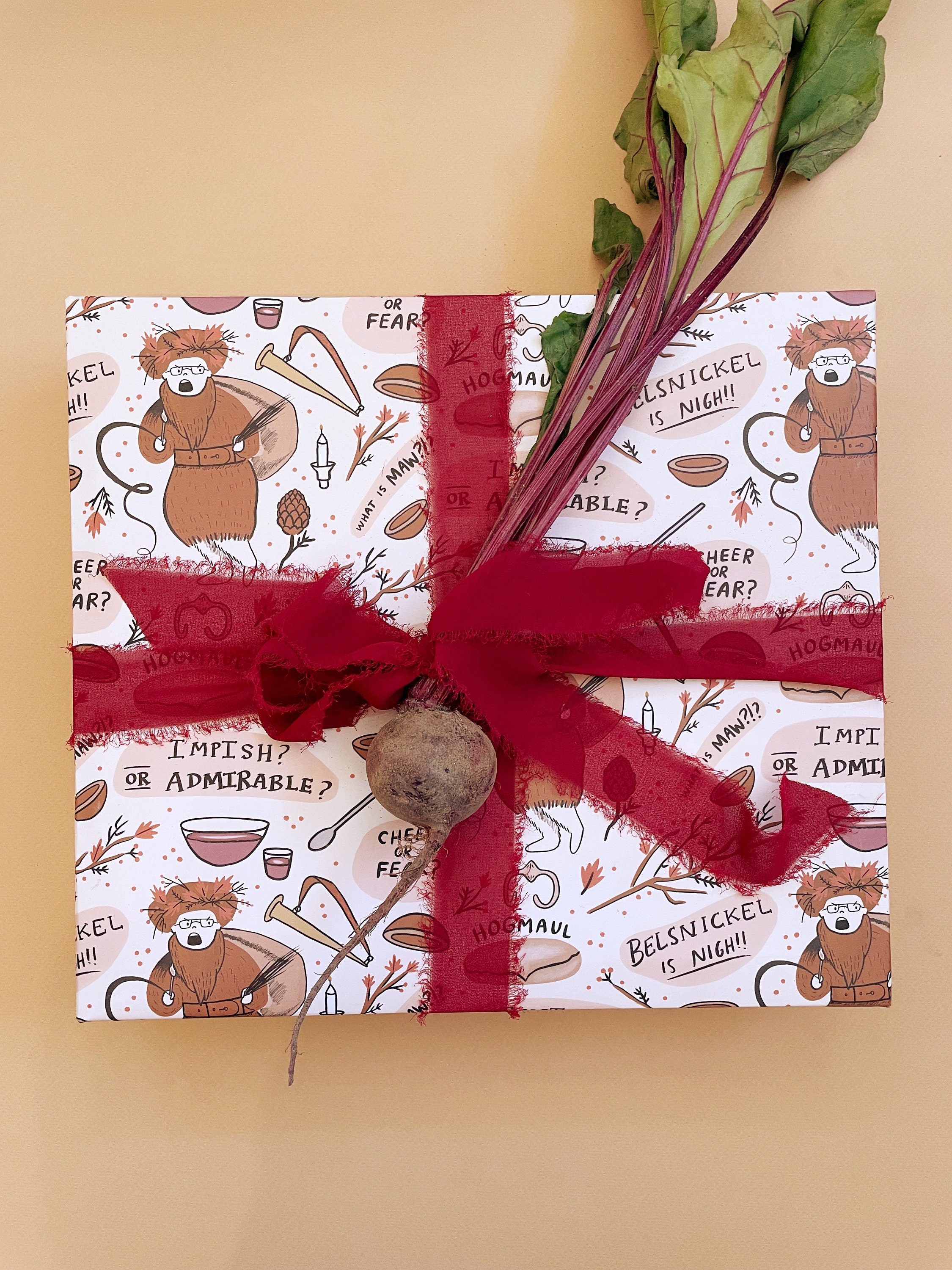 Belsnickel the Office Wrapping Paper Sheets Each Sheet - Etsy