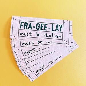 Fra-gee-lay A Christmas Story Sticker - 2"x5.5" - Paper Sticker for ...