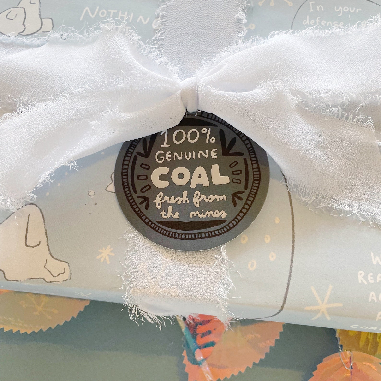 Nothing but Coal Pattern Wrapping Paper Sheets - Each Sheet 20"x29 ...