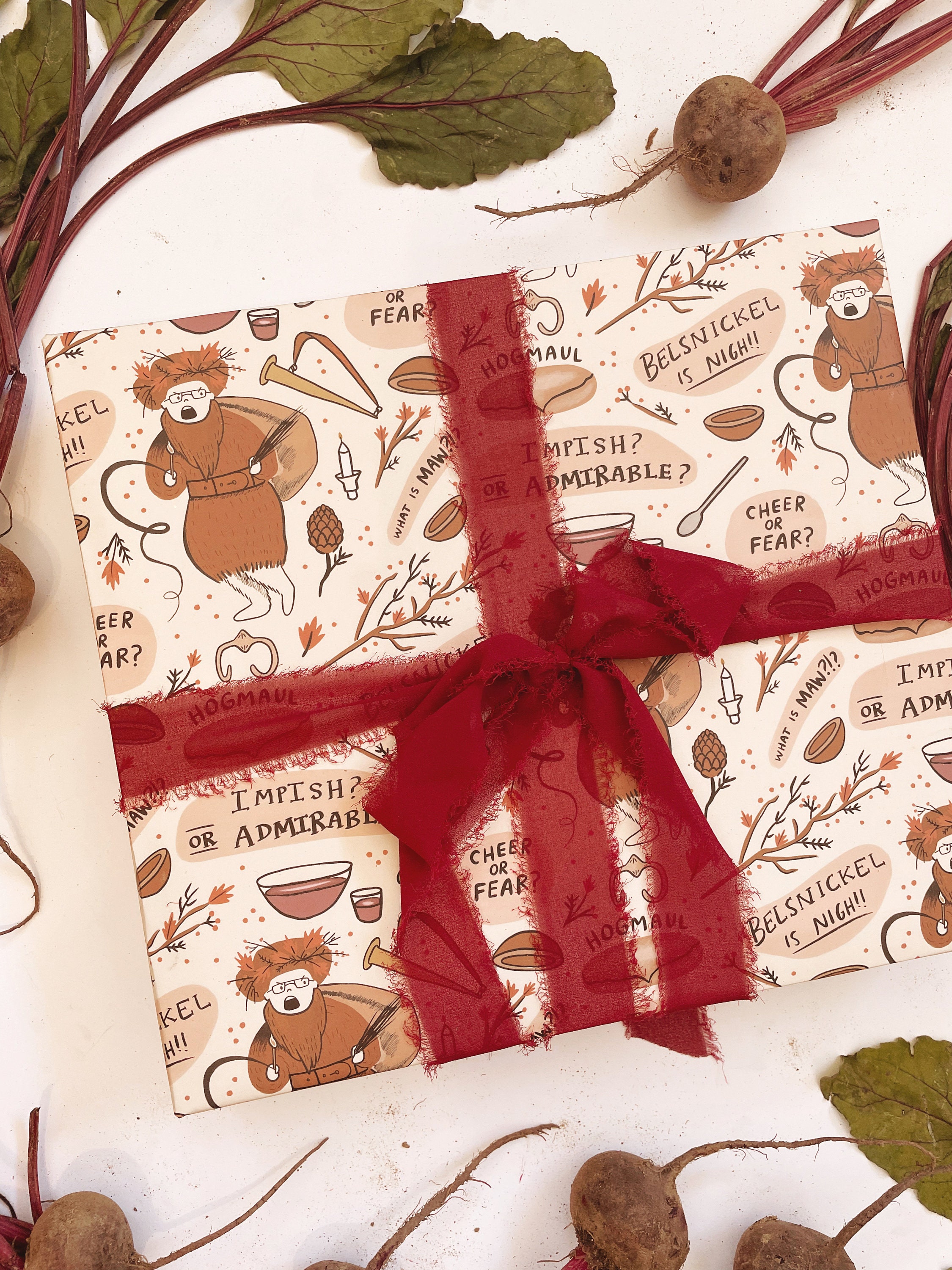 Belsnickel the Office Wrapping Paper Sheets Each Sheet - Etsy