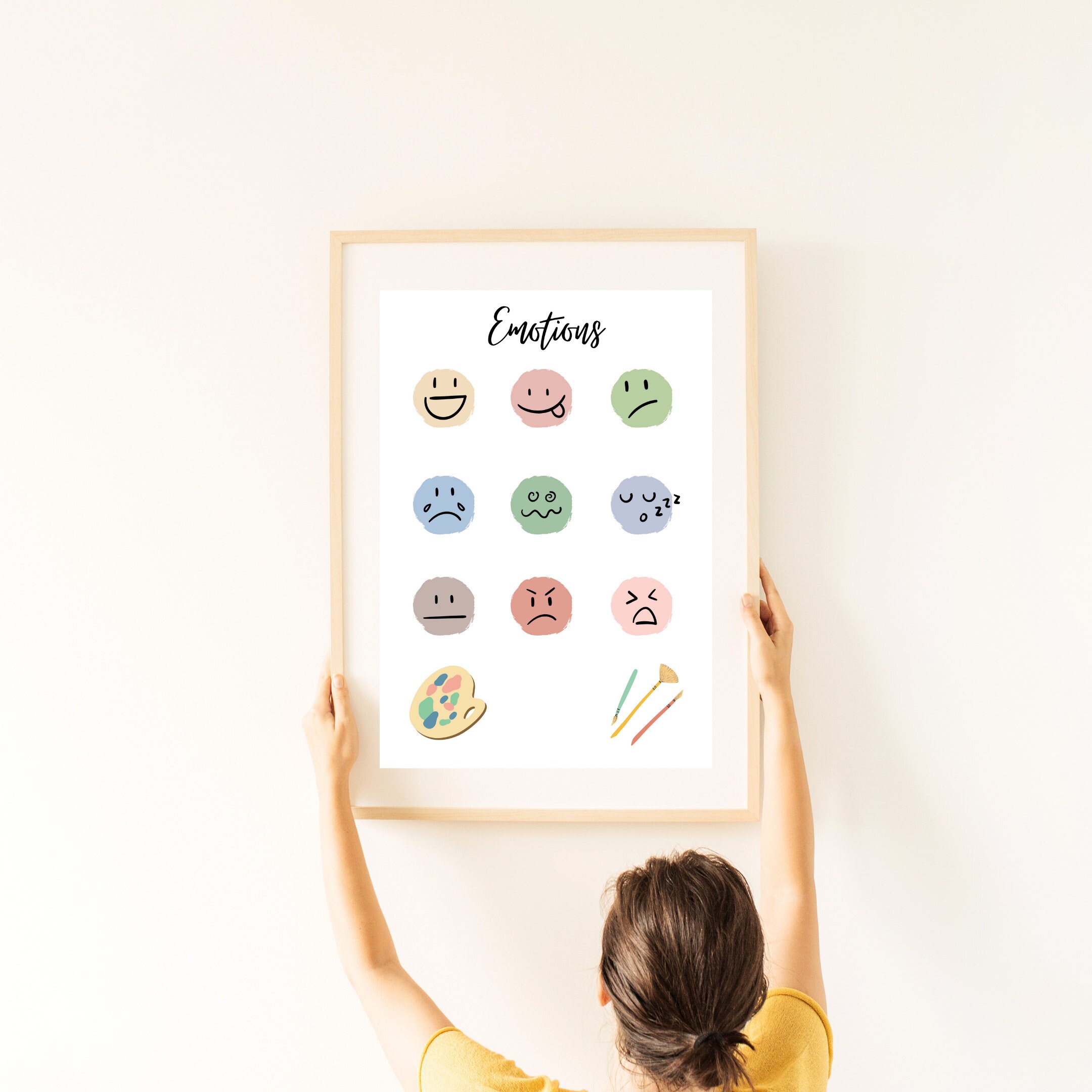 Emotions Poster Therapy Wall Decor - Etsy