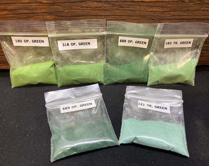 Vintage Thomas C. Thompson Enamel Powder-total of 3 Ounces -beautiful ...