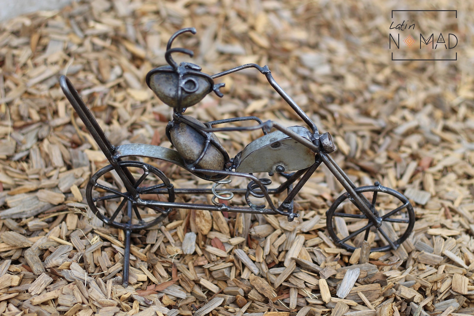 Harley Davidson Chopper Motorcycle Ant Rider Patio and Garden - Etsy