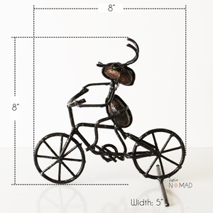 Bicycle Ant Rider, Patio and Garden Décor Created by Latin Nomad. - Etsy