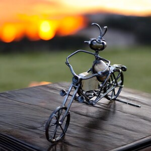 Harley Davidson Motorcycle Ant Rider Patio and Garden Decor - Etsy