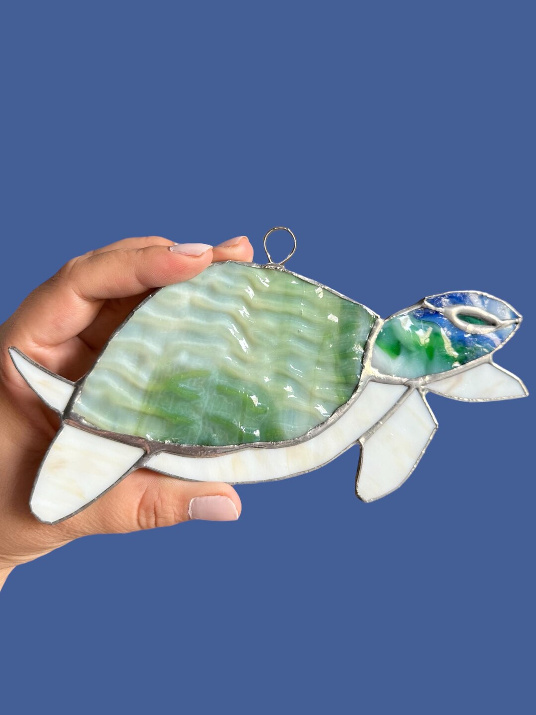 Sea Turtle Stained Glass Window Suncatcher Garden and Patio Decor - Etsy