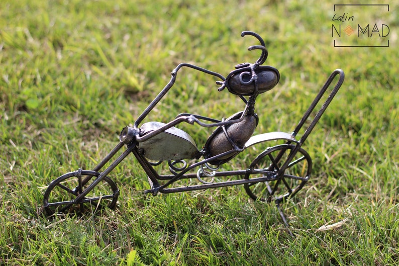 Harley Davidson Chopper Motorcycle Ant Rider Patio and Garden | Etsy