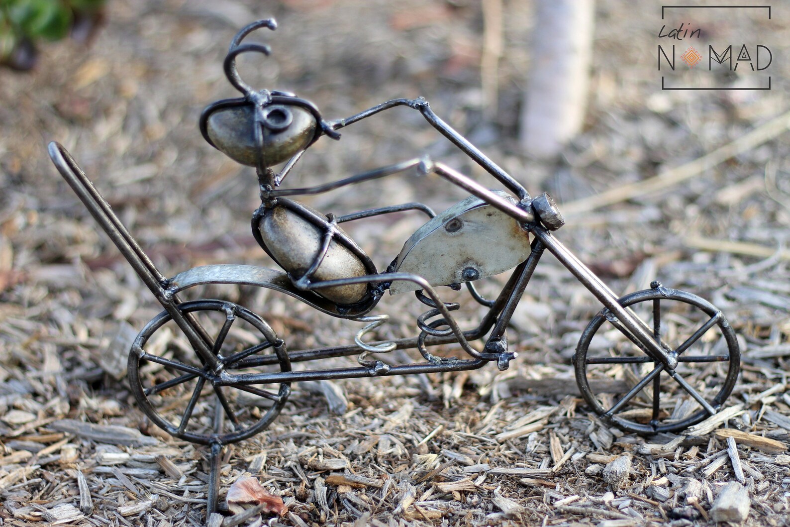 Harley Davidson Chopper Motorcycle Ant Rider Patio and Garden - Etsy