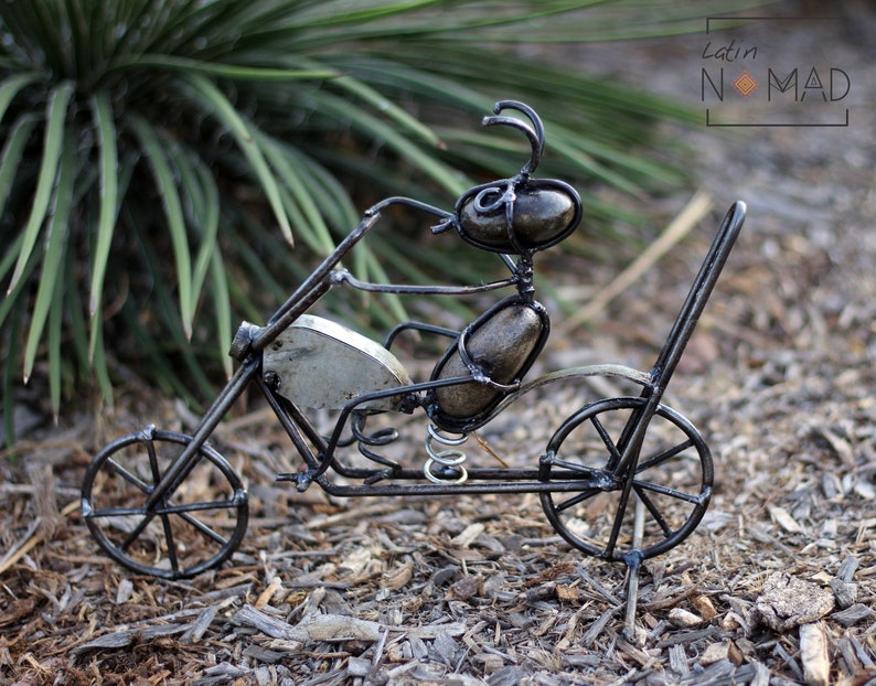 Harley Davidson Chopper Motorcycle Ant Rider Patio and Garden Decor - Etsy