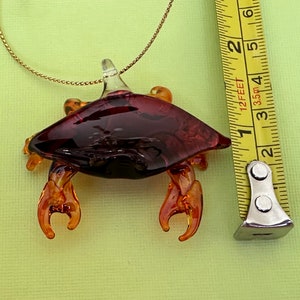 Crab Handblown Glass Art, Rear-view Mirror Car Accessories - Etsy