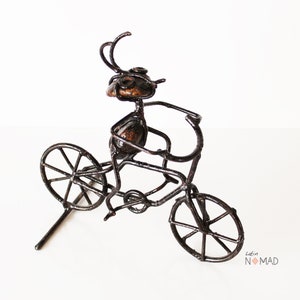 Bicycle Ant Rider, Patio and Garden Décor Created by Latin Nomad. - Etsy