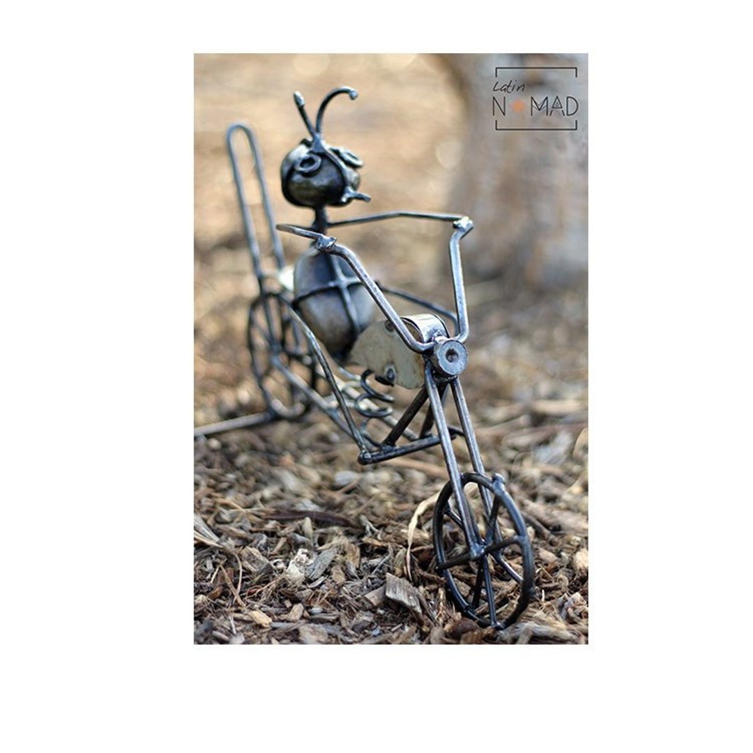 Harley Davidson Chopper Motorcycle Ant Rider Patio and Garden - Etsy
