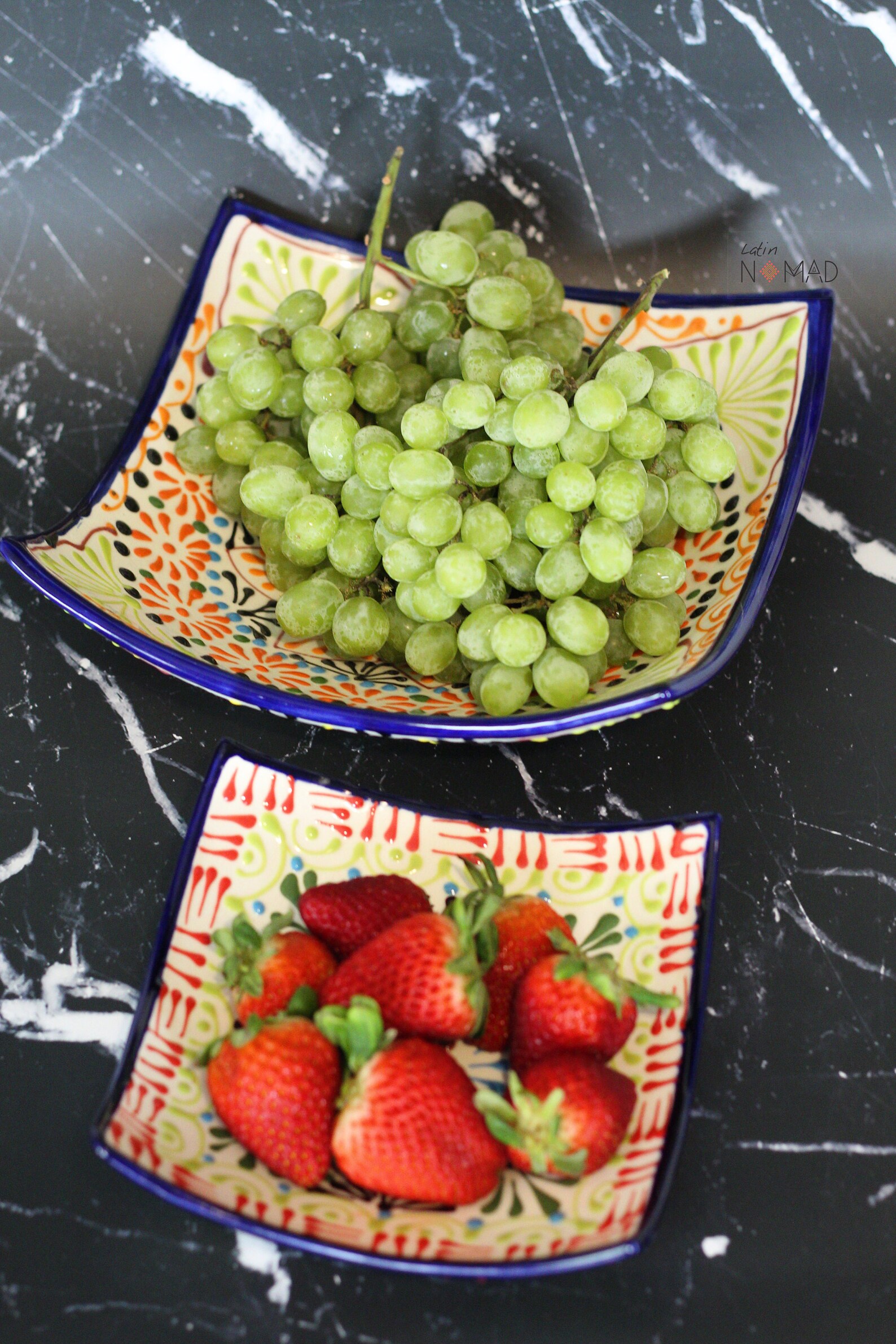 Pamela Square Modernist Mexican Ceramic Talavera Bowl - Etsy