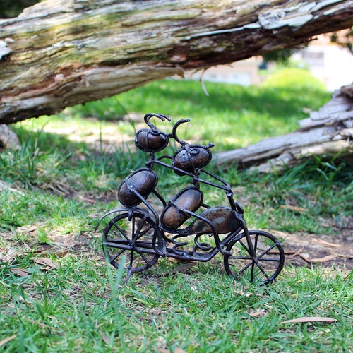 Harley Davidson Motorcycle Ant Couple Riders Patio and Garden | Etsy