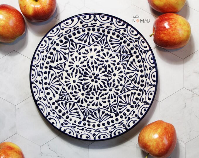Decorative Round Wall Plate Medium Size: Modern Mexican - Etsy