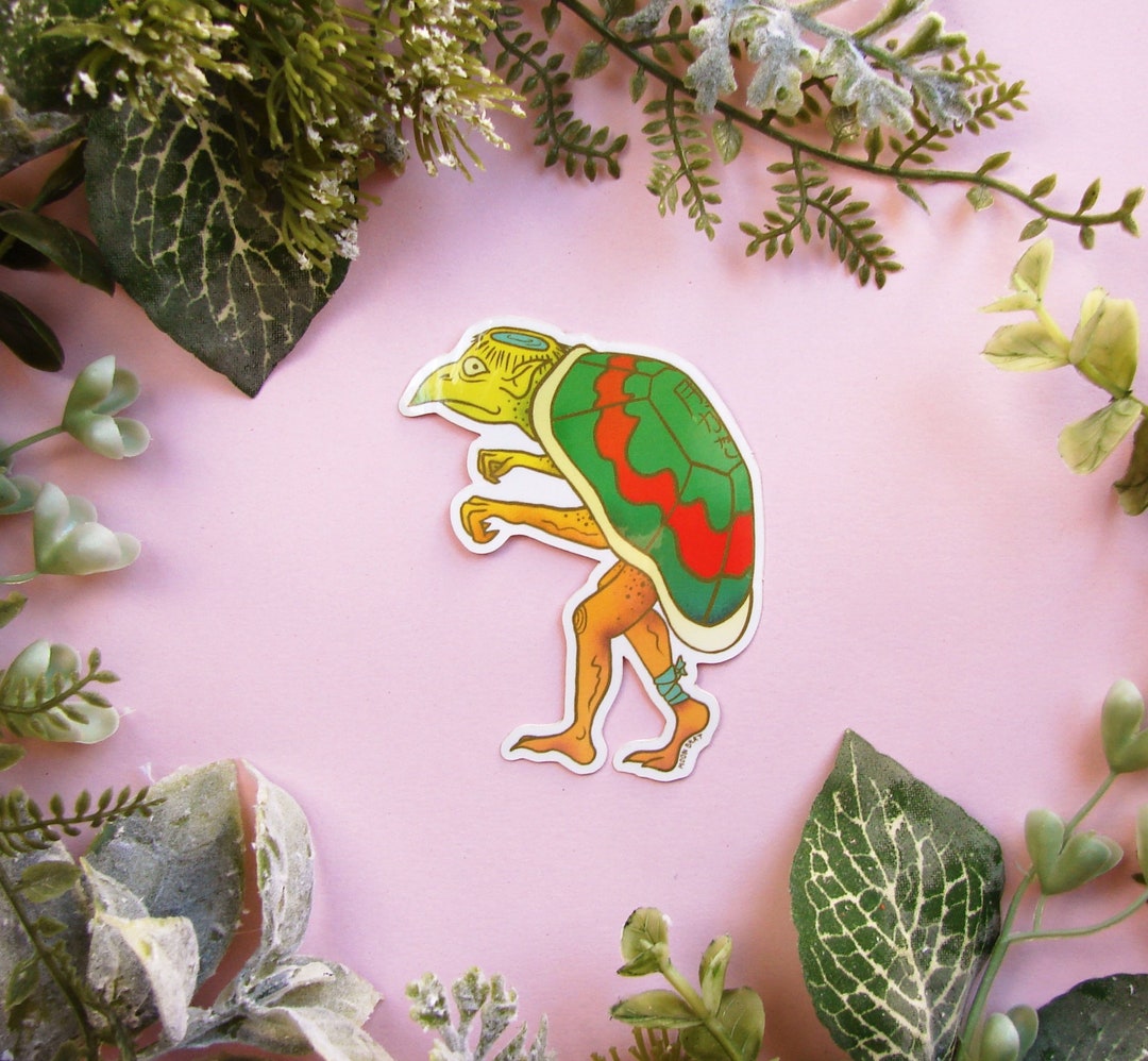 Kappa Sticker - Vinyl Monster Yokai Japanese Demon Folklore Neon ...