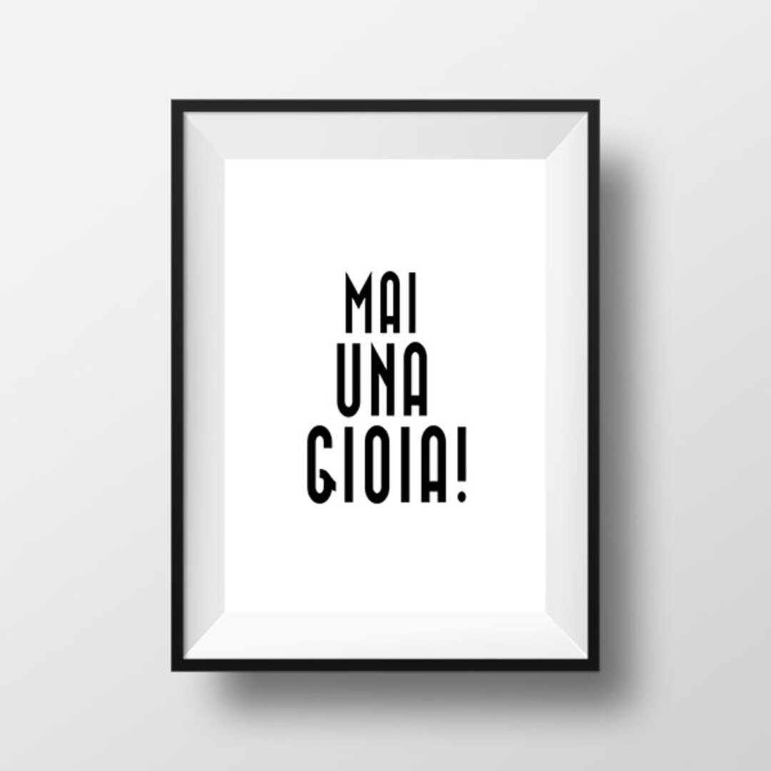 Never a Joy, Poster, Printable Home Decor, Wall Art, Funny Quote ...