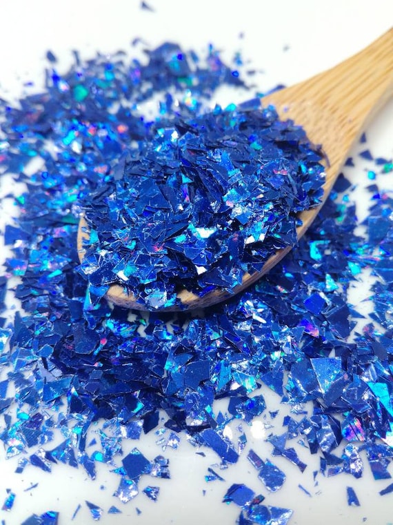 Glitter Royal Blue Holo Holographic Blue Flakes | Etsy