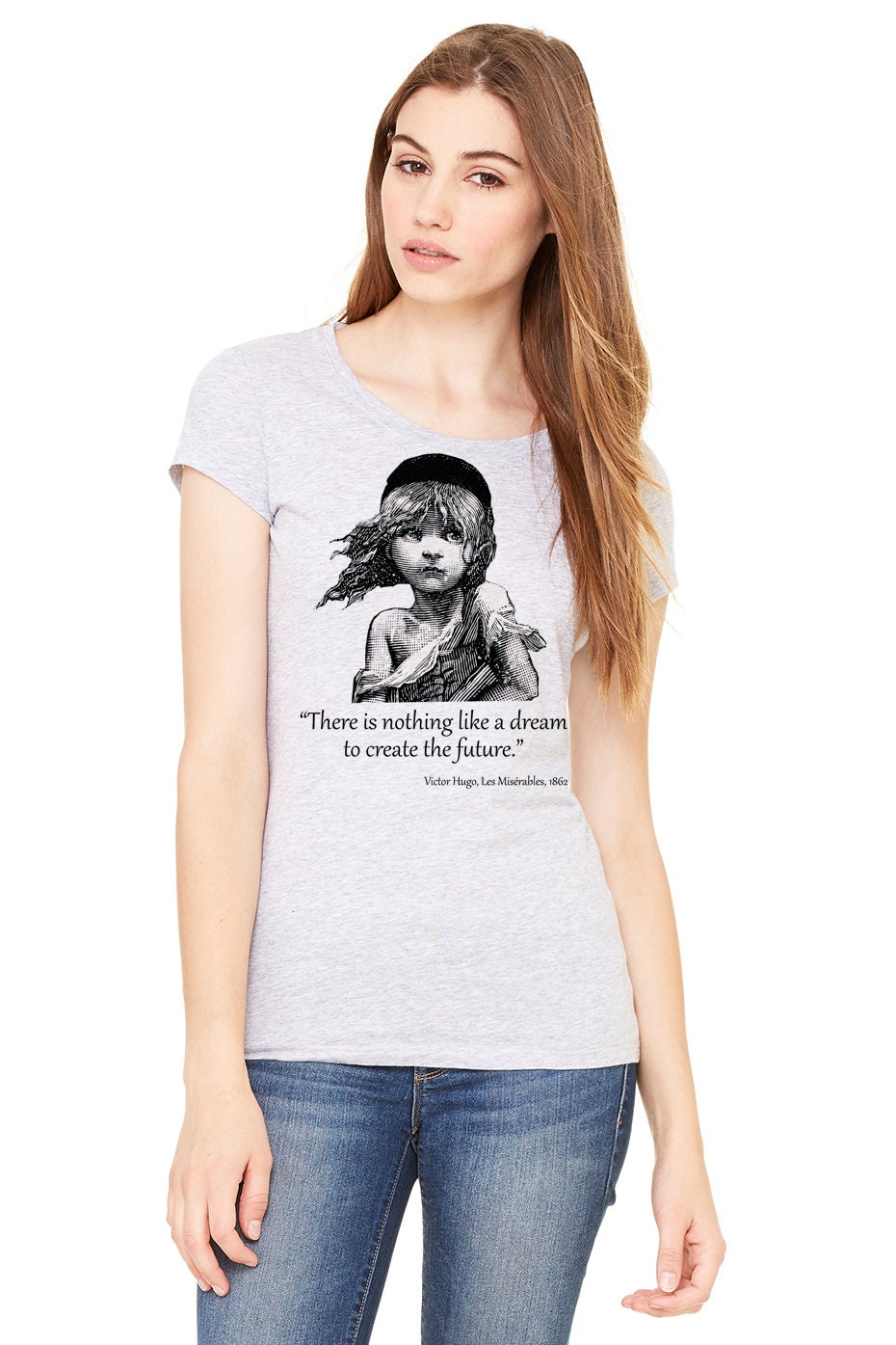 Les Miserables by Victor Hugo T-shirt With Quote. Shirt With Quote ...