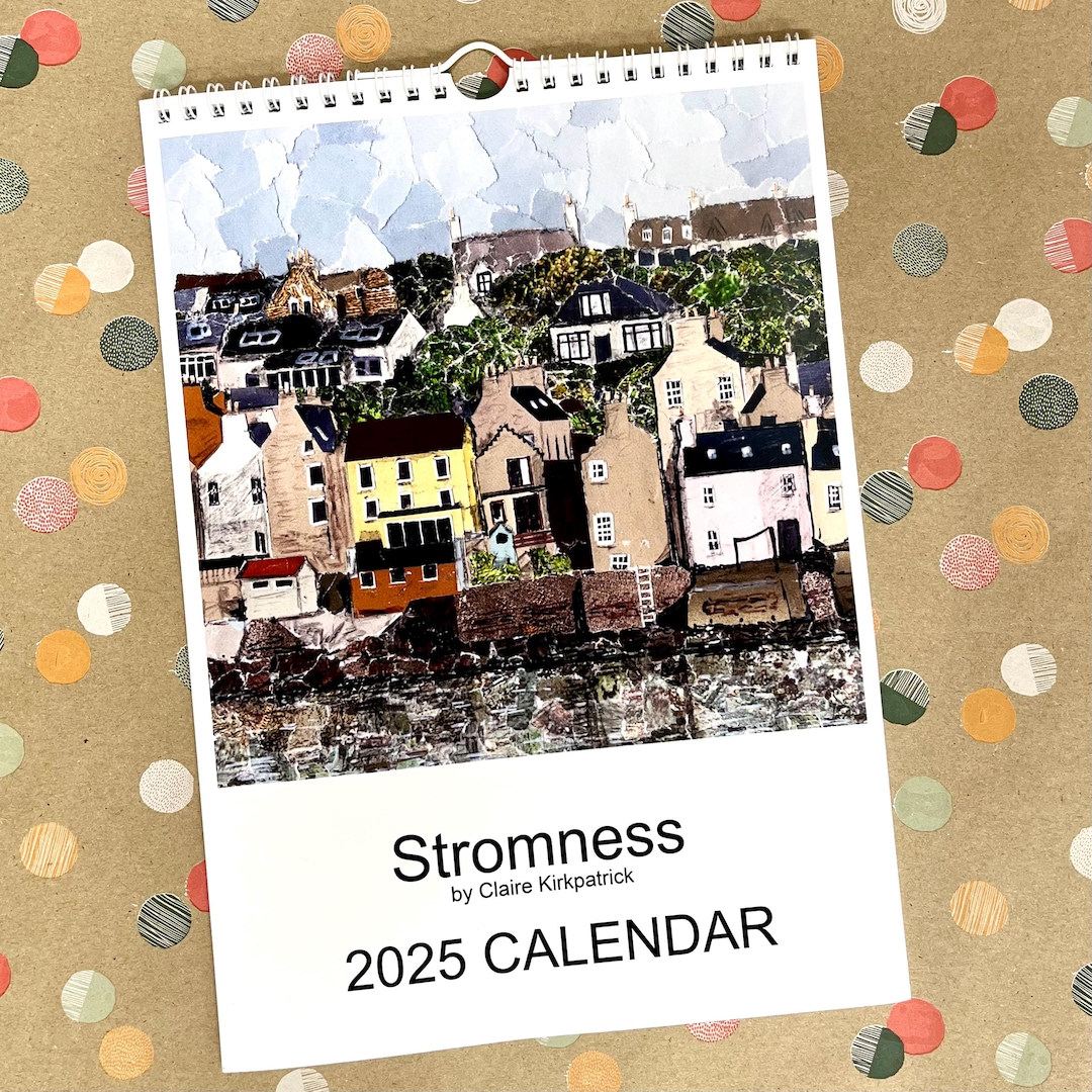 Stromness Calendar, Claire Kirkpatrick, A4 - Etsy