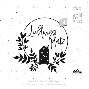 Plotter File Favorite Place Svg Dxf - Etsy