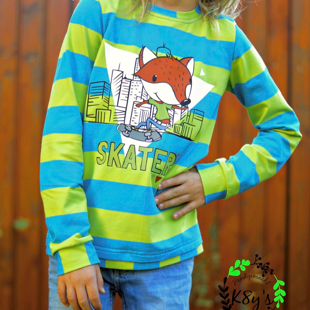 Plotterdatei Fuchs Skater Waldtier svg dxf | Etsy