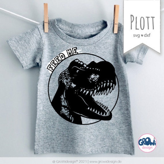 Plotterdatei Dino Trex svg dxf | Etsy