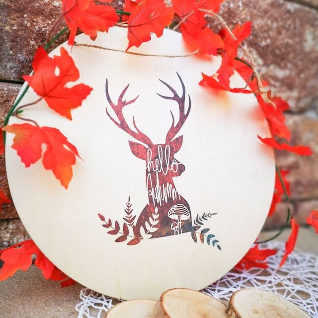 Plotterdatei Hallo Herbst Hirsch svg dxf - Etsy.de