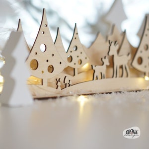 Forest Landscape Laser File Lasercut SVG - Etsy