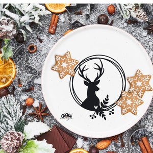 Plotterdatei Hirsch Kranz svg dxf - Etsy.de