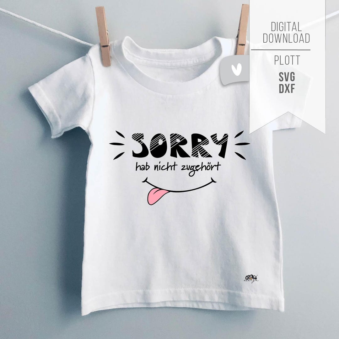 Plotter File Sorry Statement Saying Svg - Etsy