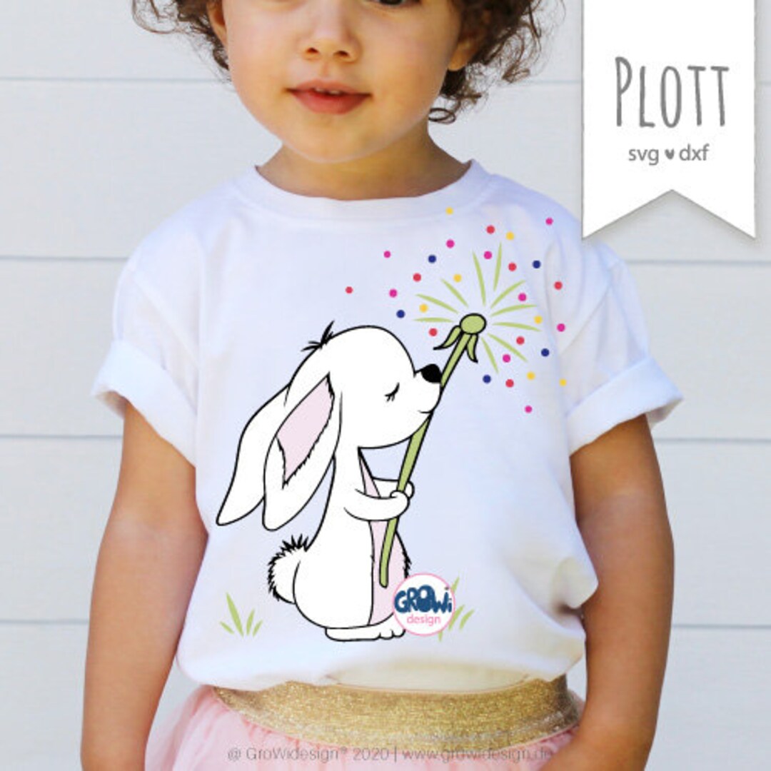 Plotter File Rabbit Confetti Svg - Etsy
