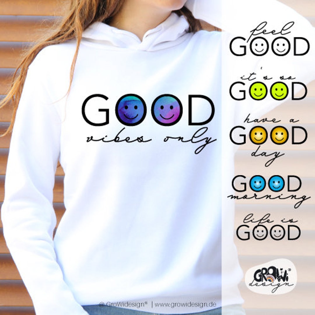 Smile Good Vibes Svg Plotter File - Etsy