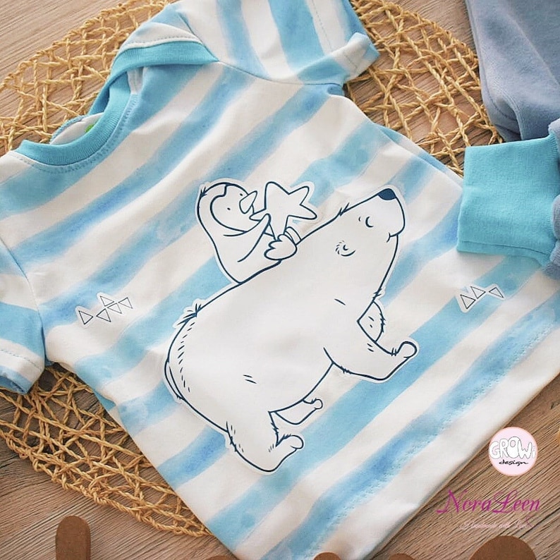 Plotterdatei Eisbär Pinguin Polarstern - Etsy.de