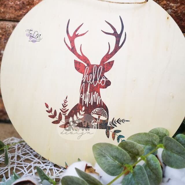 Plotterdatei Hallo Herbst Hirsch svg dxf - Etsy.de