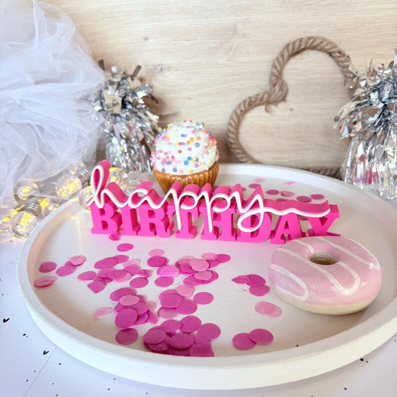 3D File HAPPY BIRTHDAY STL 3MF Bambu Studio - Birthday Lettering - Incl ...