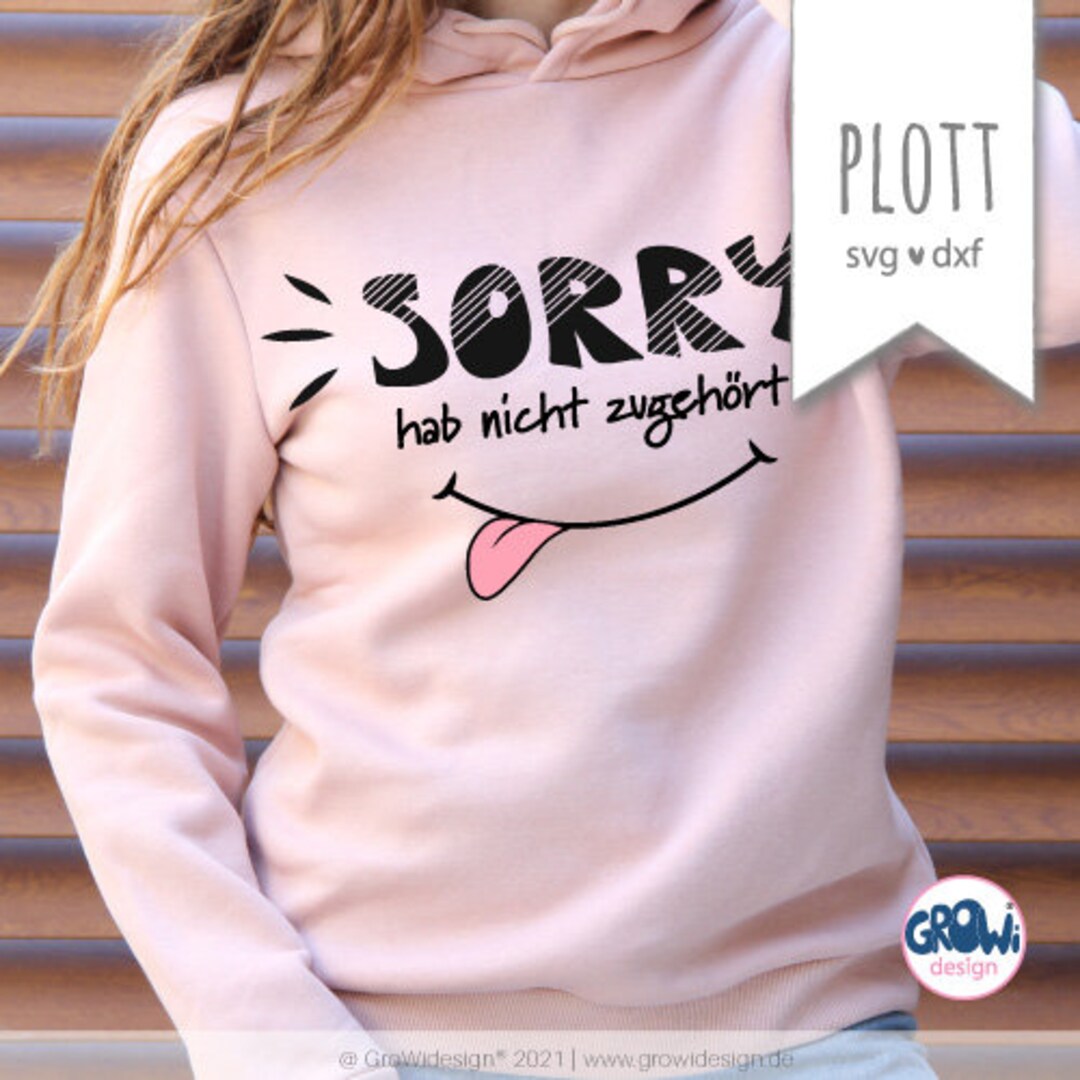 Plotter File Sorry Statement Saying Svg - Etsy