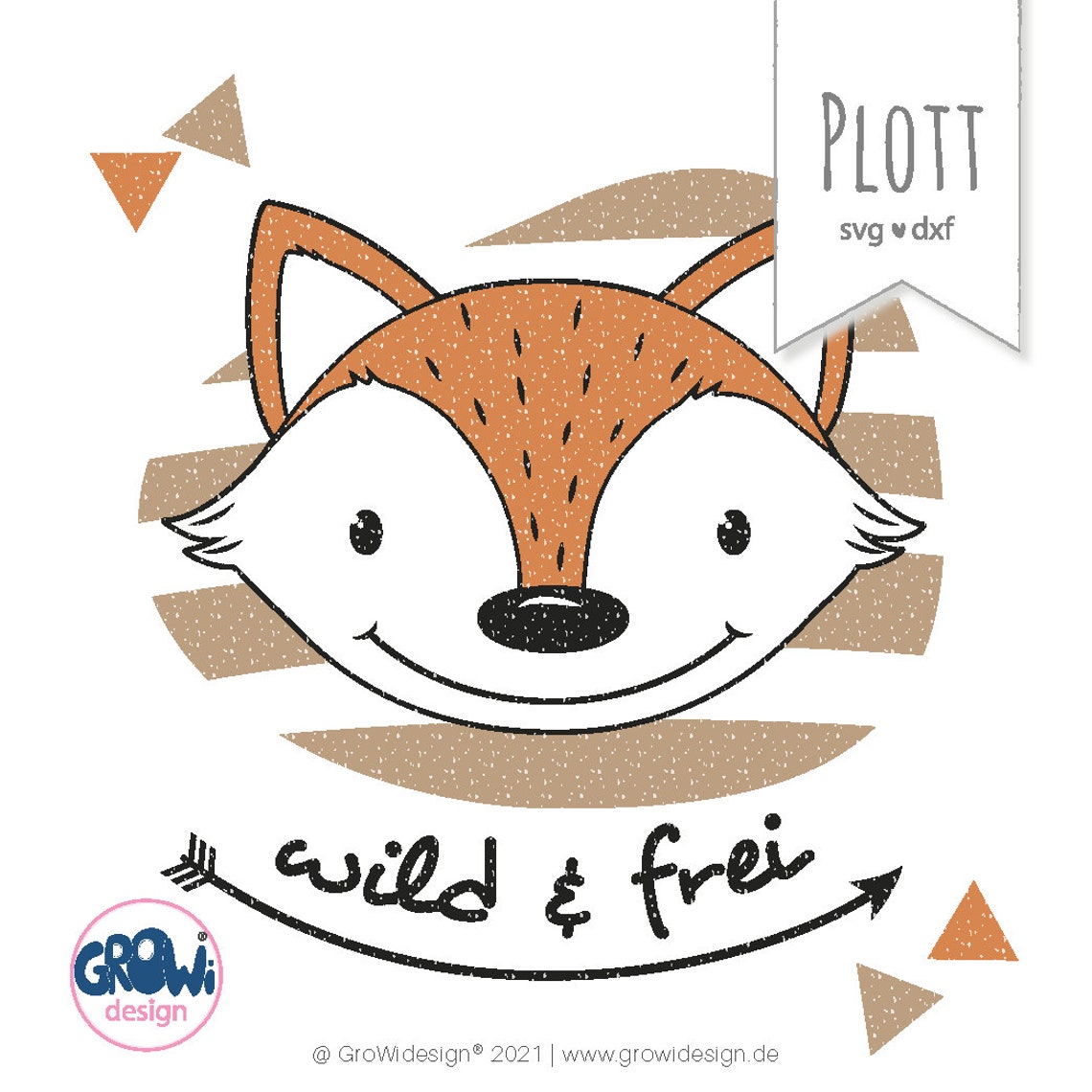 Plotterdatei Fuchs Waldtier svg dxf | Etsy