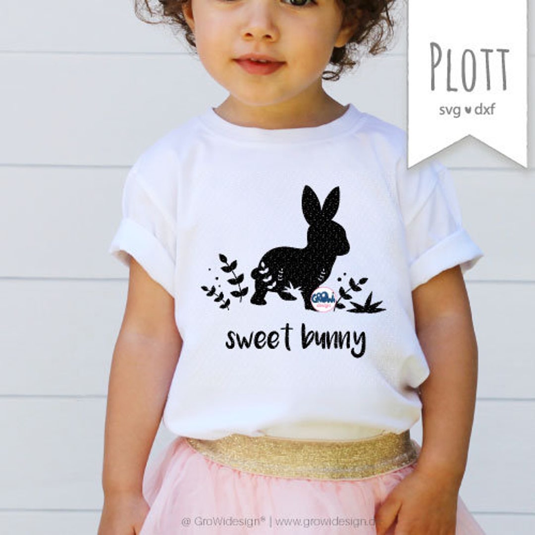 Plotterdatei Hase floral svg dxf - Etsy.de