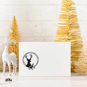 Plotterdatei Hirsch Kranz svg dxf - Etsy.de