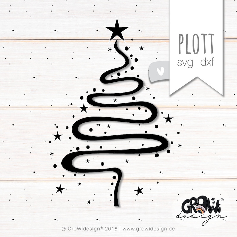 Plotterdatei tannenbaum - Etsy.de