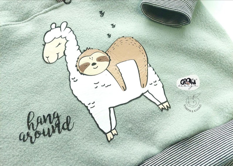 Plotterdatei Alpaka Faultier svg dxf - Etsy Schweiz