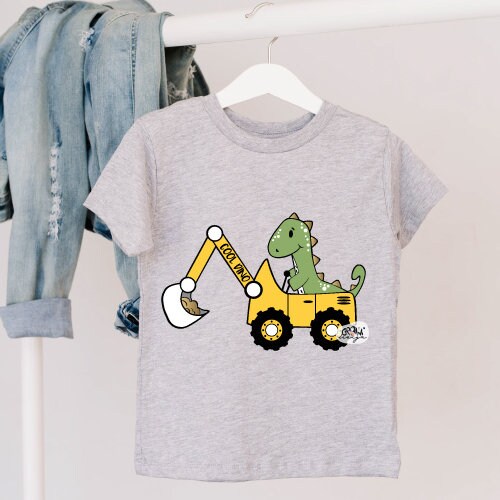 Plotterdatei Dino Bagger Baustelle svg dxf - Etsy Schweiz